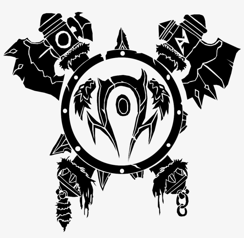 Orc Crest Vector - Wow Orc Symbol - Free Transparent PNG Download - PNGkey