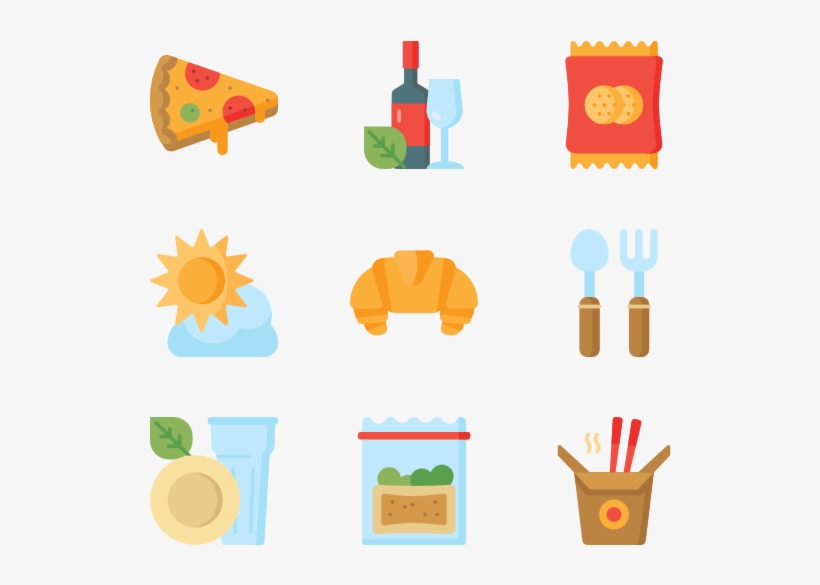 Picnic 50 Icons - Food - Free Transparent PNG Download - PNGkey