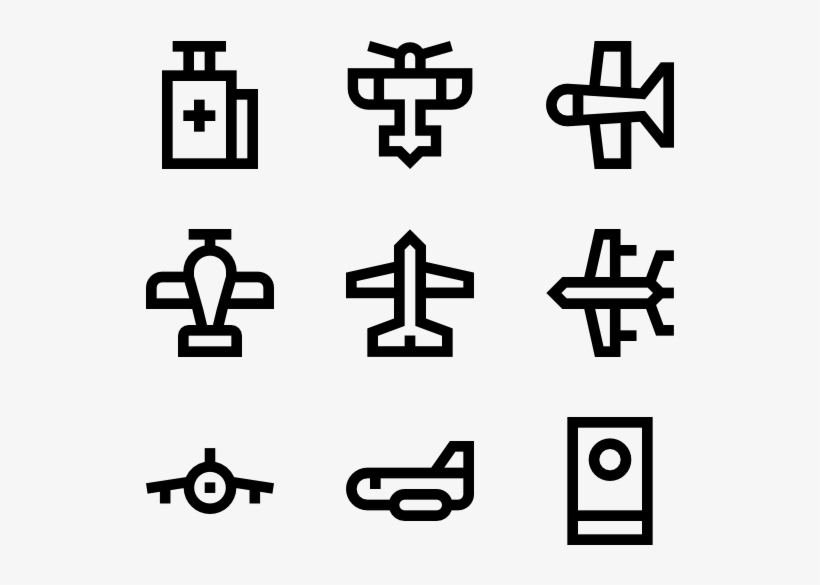 Airplane - Training Icon - Free Transparent PNG Download - PNGkey