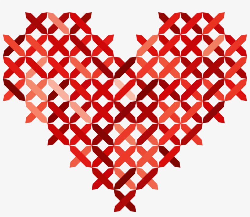 Cross-stitch Sewing Embroidery Drawing - Cross Stitch Clipart - Free ...