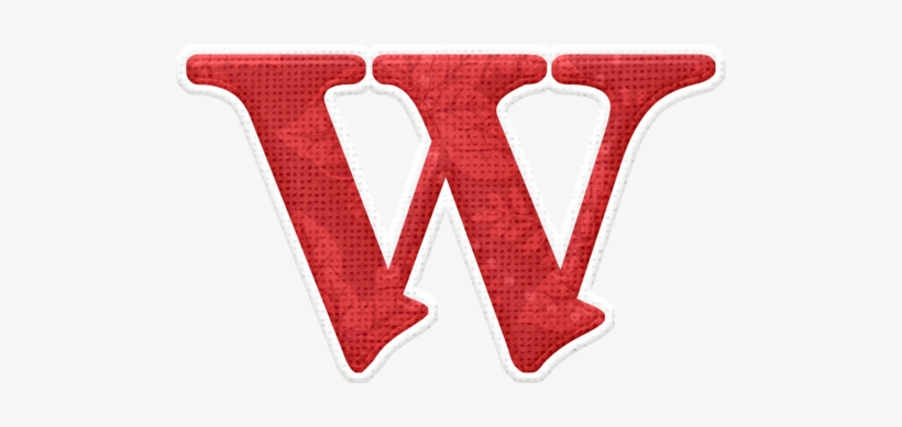 W - Red - Free Transparent PNG Download - PNGkey