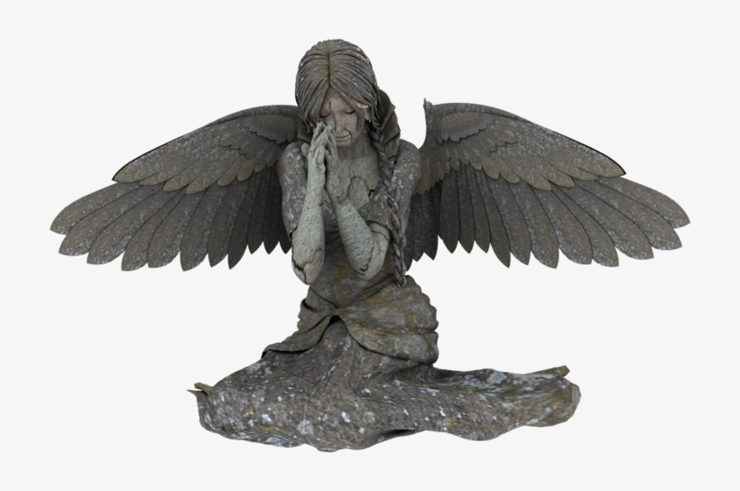 Angel Statue By Neverfading - Angel Statue Png - Free Transparent PNG ...