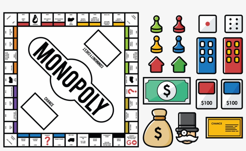 Monopoly Board Vector - Free Transparent PNG Download - PNGkey