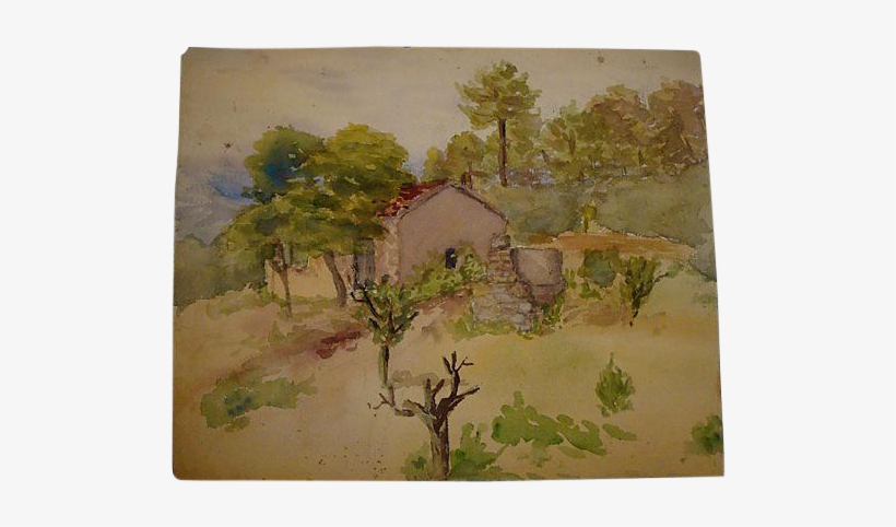 Stream Drawing Watercolor - Watercolor Painting - Free Transparent PNG ...