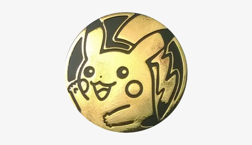 Xybl Gold Pikachu Coin - Pikachu Coins - Free Transparent PNG Download ...