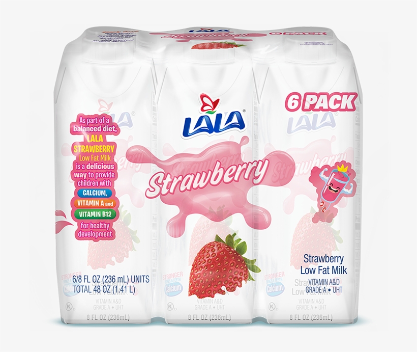Lala Foods - Strawberry Milk Lala - Free Transparent PNG Download - PNGkey