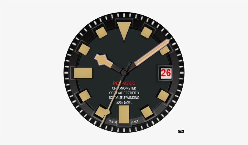 Watch Face Png - Black Watch Dial Png - Free Transparent PNG Download ...