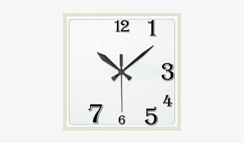 Square Clock Face Template