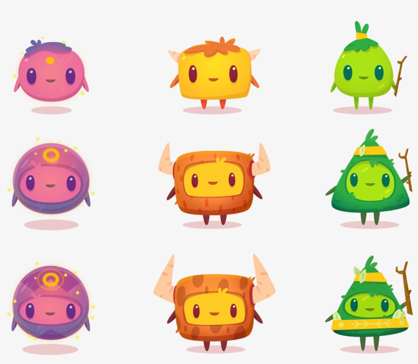 Cute Game Character Design - Free Transparent PNG Download - PNGkey