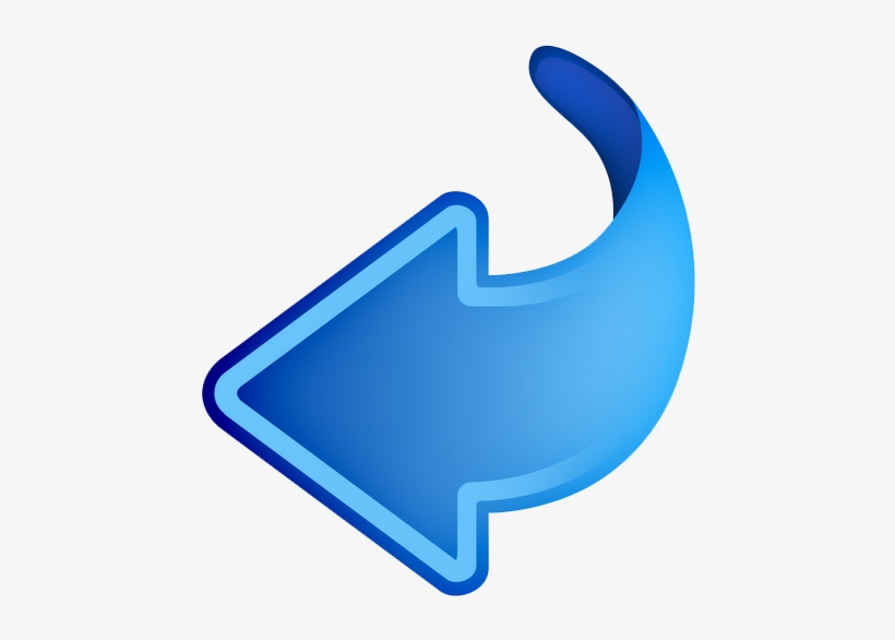 Arrow-left - Back Arrow Blue Png - Free Transparent PNG Download - PNGkey