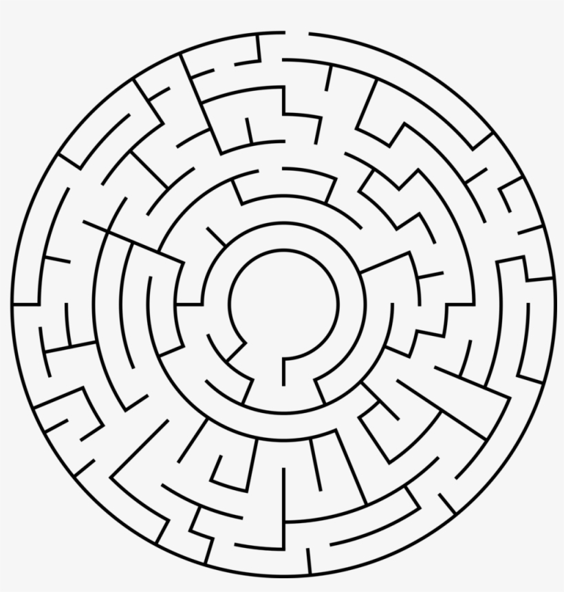 20 Cells Diameter Inner 4 Theta Maze F - Maze Png - Free Transparent ...