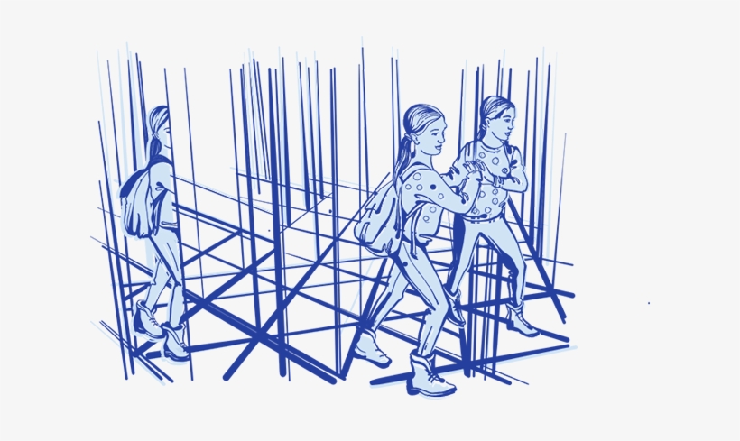 Mirror Maze - Mirror Maze Drawing - Free Transparent PNG Download - PNGkey