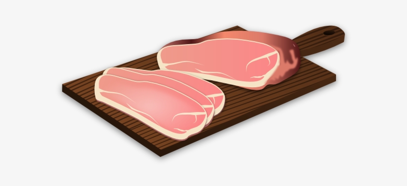 How To Set Use Sliced Ham Cutting Board Svg Vector - Free Transparent ...