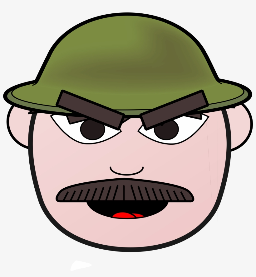 This Free Icons Png Design Of Angry Soldier Man - Free Transparent PNG ...