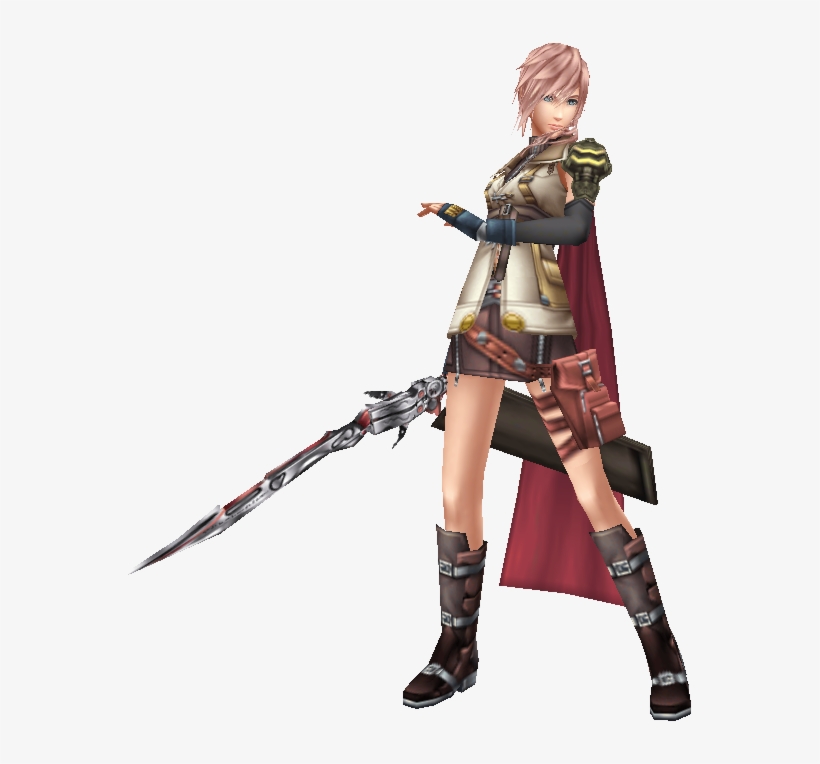 Lightning - Dissidia 012 Final Fantasy Lightning - Free Transparent PNG ...