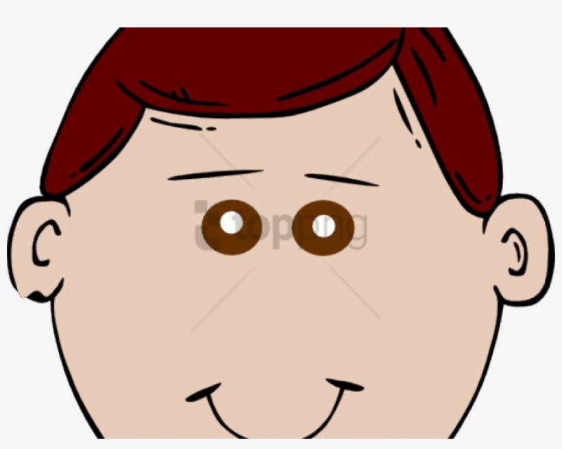 Red Eyes Clipart Boy - Cartoon Man Face - Free Transparent PNG Download ...