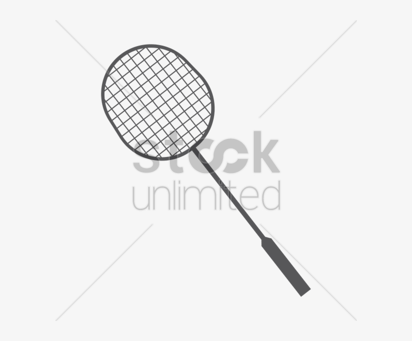 Racket Vector Image Stockunlimited Graphic - Badminton Racket Vector Hd ...