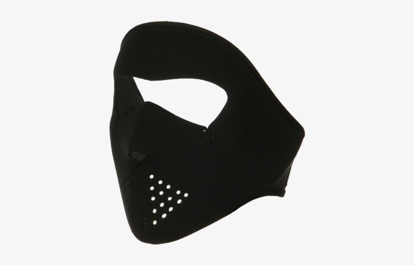 Youth Black Neoprene Ski Mask - Transparent Black Ski Mask - Free ...