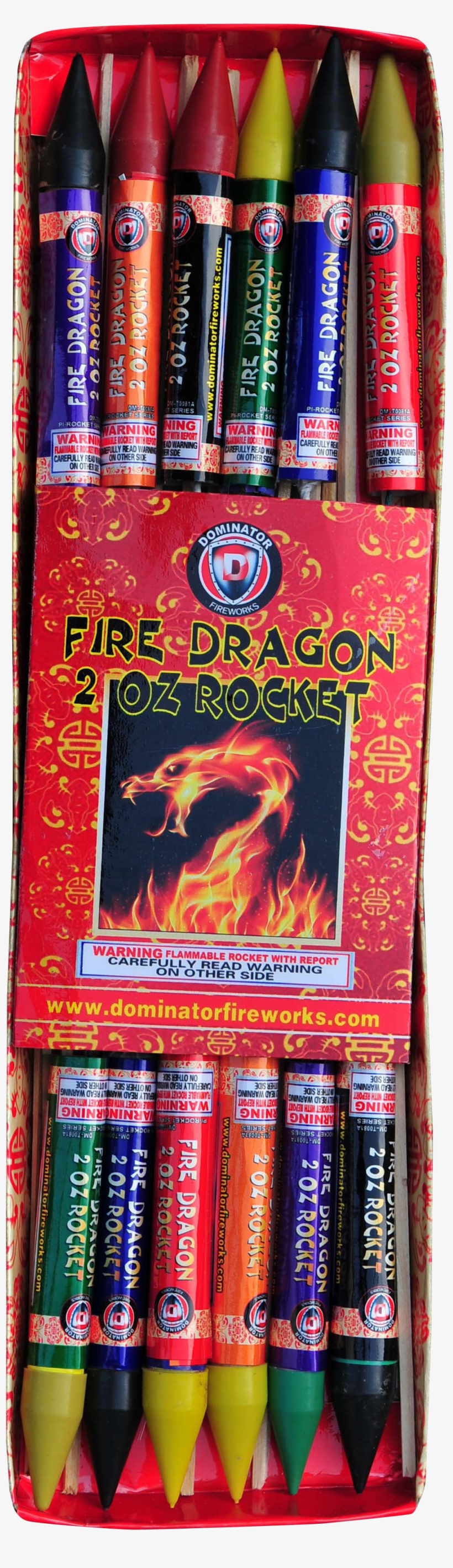 Fire Dragon 2 Oz Rocket 12 Pack - Free Transparent PNG Download - PNGkey