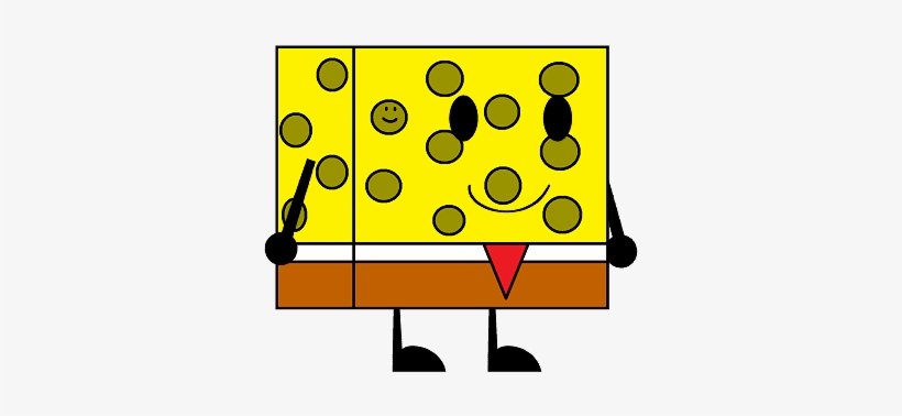 Spongebob - Bfdi Spongebob - Free Transparent PNG Download - PNGkey
