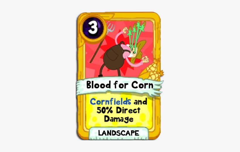 Bcorn - Card Wars Cornfield Cards - Free Transparent PNG Download - PNGkey