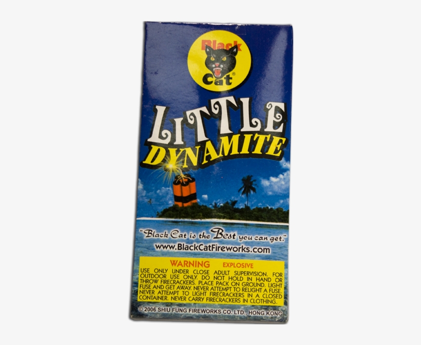 Little Dynamite - Black Cat - Little Dynamite Firecrackers Png - Free ...