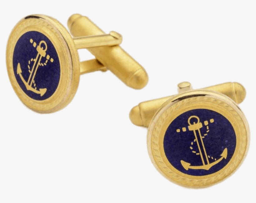 Anchor & Rope Cufflinks - Anchor Cufflink Rope - Free Transparent PNG ...