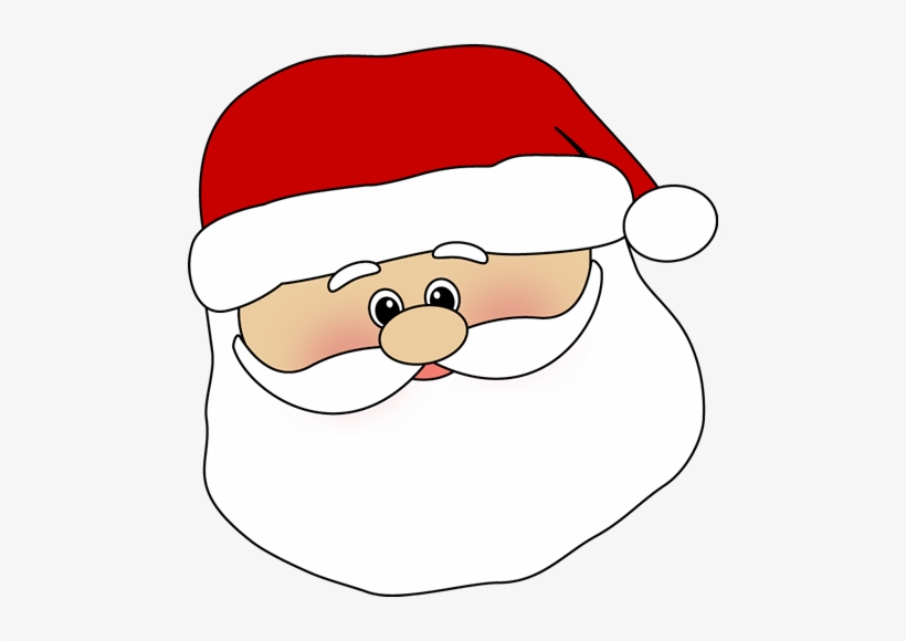 Cute Santa Face - Santa Face - Free Transparent PNG Download - PNGkey