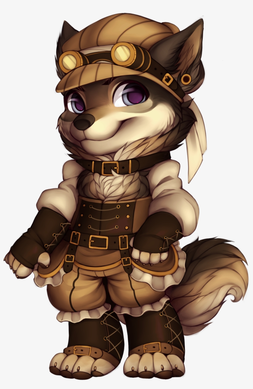 Steampunk Wolf - T-shirt - Free Transparent PNG Download - PNGkey
