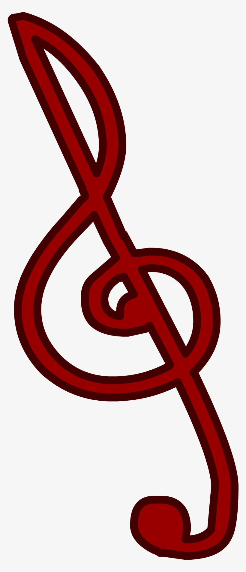 Treble Clef - Png - Treble Clef Red Png - Free Transparent PNG Download ...