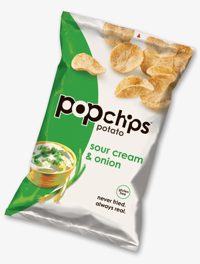 Faq 5oz Bag5 - Popchips Popped Chip Snack, Sour Cream & Onion, - Free ...