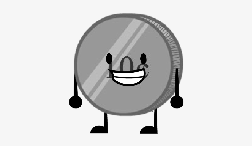 Dime By Animationmattadams - Bfdi Dime - Free Transparent PNG Download ...