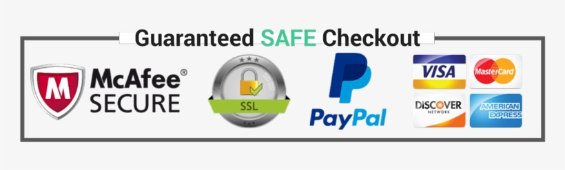 Safe Checkout - Guaranteed Safe Checkout Trust Badge - Free Transparent ...
