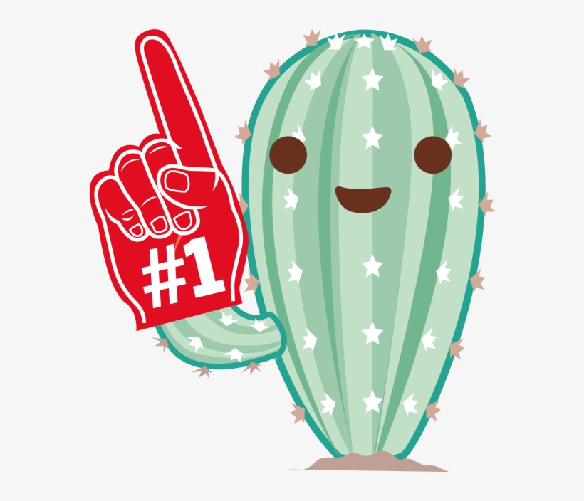 Text Your Friends These Cute Cactus With Tucson Spirit - Illustration ...