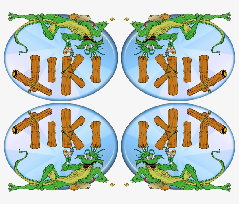Tiki Lizard Wall Calendar - Free Transparent PNG Download - PNGkey
