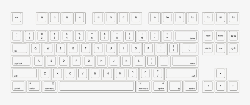Wasd Keyboards Wasd V - Wasd Keyboard Layout - Free Transparent PNG ...