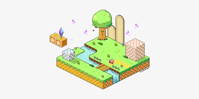 I Had So Much Fun With My First Try, I Decided To Do - Isometric Kirby ...