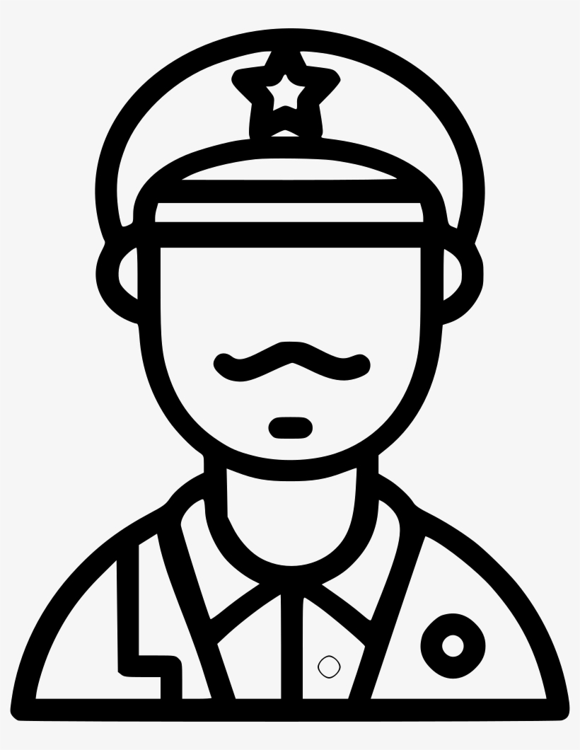 Officer Navy Caption Sherif Police Army Comments - Icon - Free ...