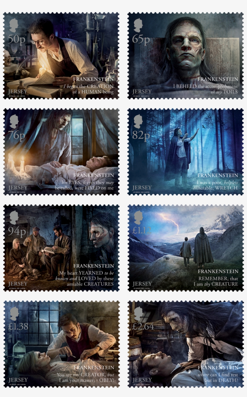 Frankenstein 200 Years - 2018 Frankenstein Stamps Jersey - Free ...