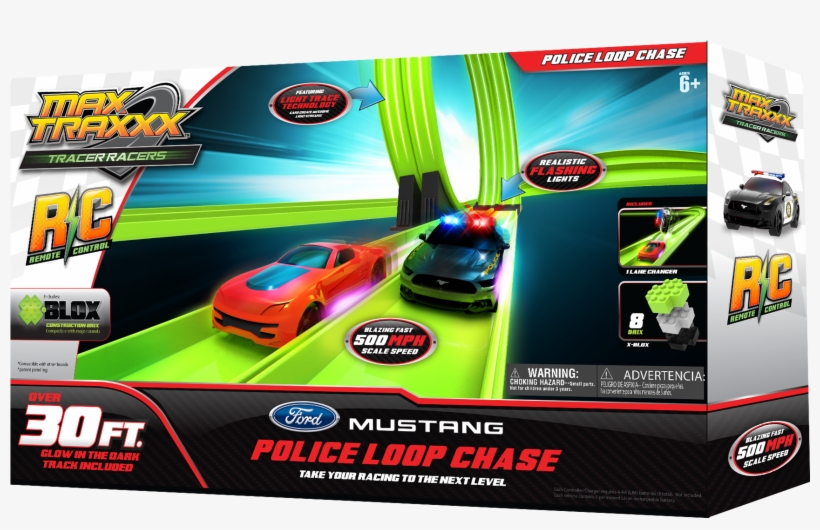 Max Traxxx Tracer Racer Police Loop Chase - Free Transparent PNG ...