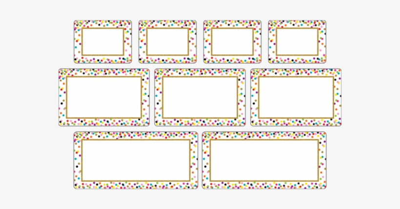 Confetti Clingy Thingies Labels - Clingy Thingies Confetti Labels ...