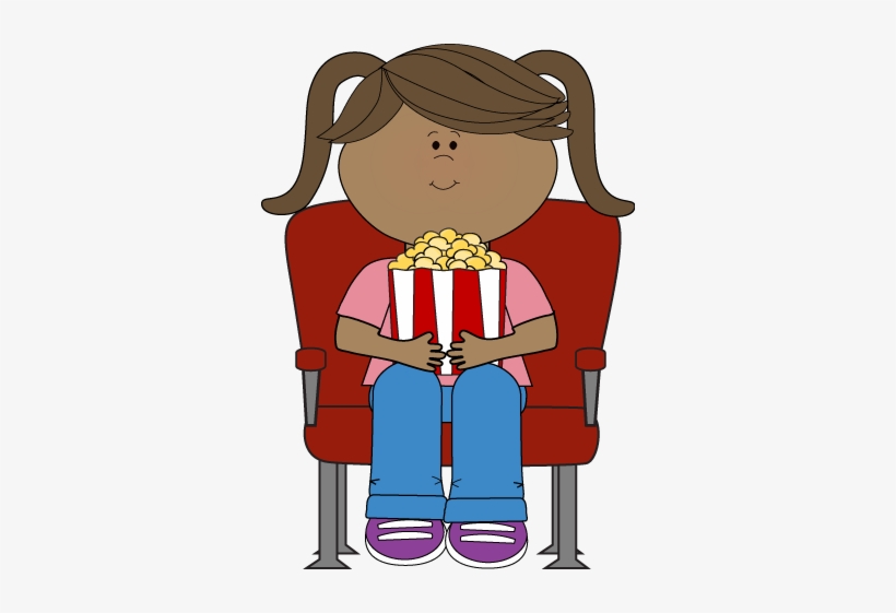 Kids Movie Night Clip Art