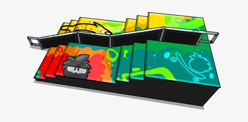 Graffiti Stair Ramp Sprite 003 - Graphic Design - Free Transparent PNG ...