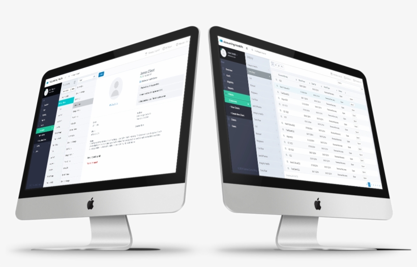Accounting Health Saas - Mockup Monitores - Free Transparent PNG ...