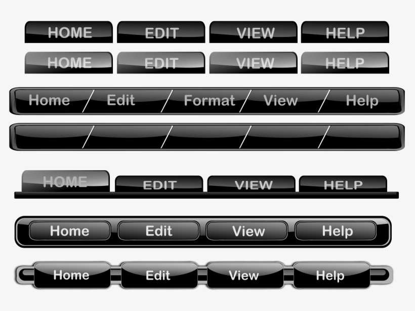 Button Clipart Website Png - Web Page Buttons Png - Free Transparent ...