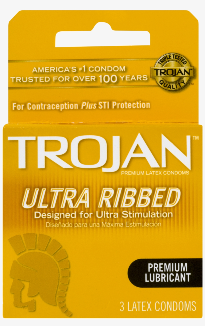 Trojan Ultra Ribbed - Free Transparent PNG Download - PNGkey