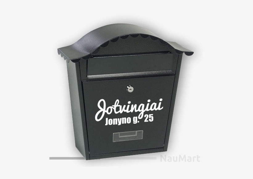 Gardman 17250 Traditional Post Letter Box Black Steel - Free ...