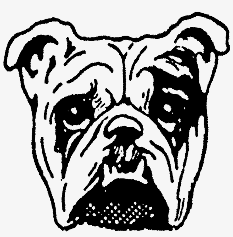 Bull Dog Face Rubber Stamp - Dog Stamps - Free Transparent PNG Download ...