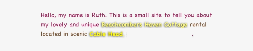 Hello, My Name Is Ruth - Cable Head, Prince Edward Island - Free ...