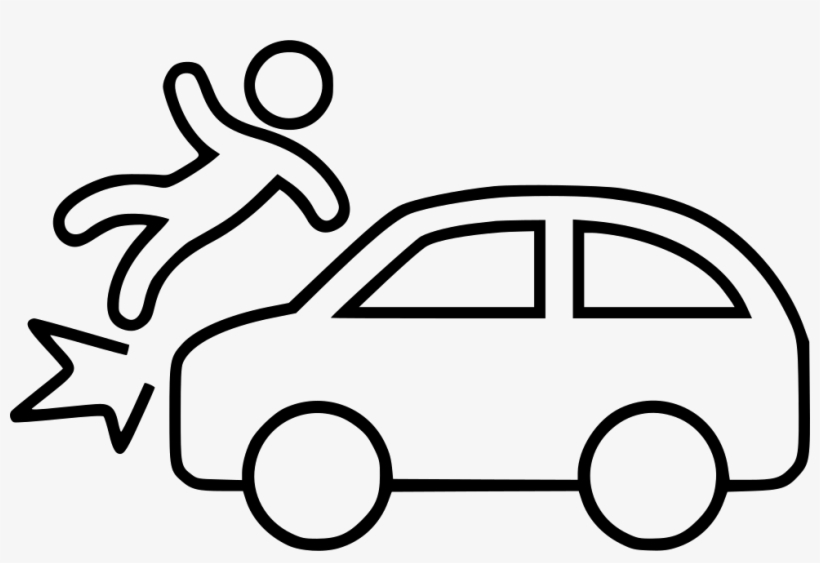 Car Accident - - Outline Of Car Trunk - Free Transparent PNG Download ...